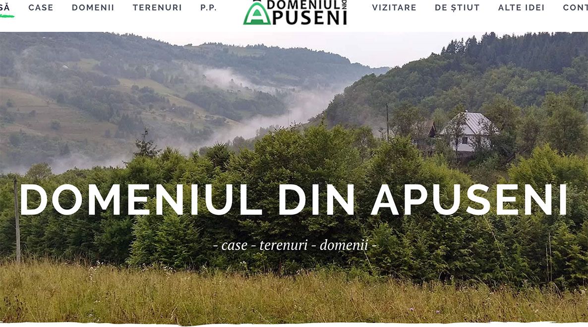 Case si domenii de vanzare in Apuseni